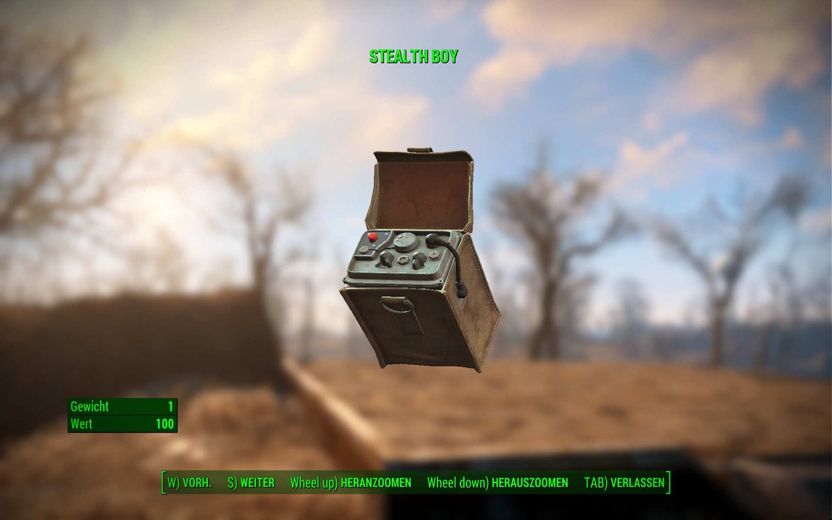 Fallout 4: Stealth Boy – Fundorte und Nutzen des Gadgets