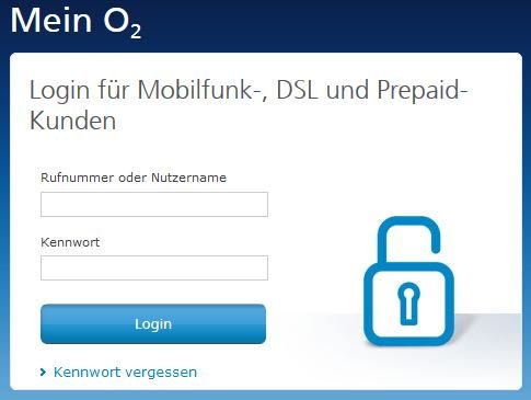 O2-Login: Einloggen für Webmail, Mobilfunk, Prepaid und DSL-Kunden