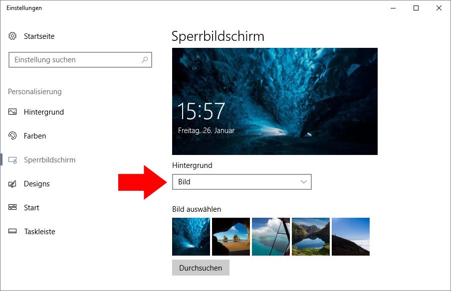 Windows 10: Sperrbildschirm ändern – so geht's