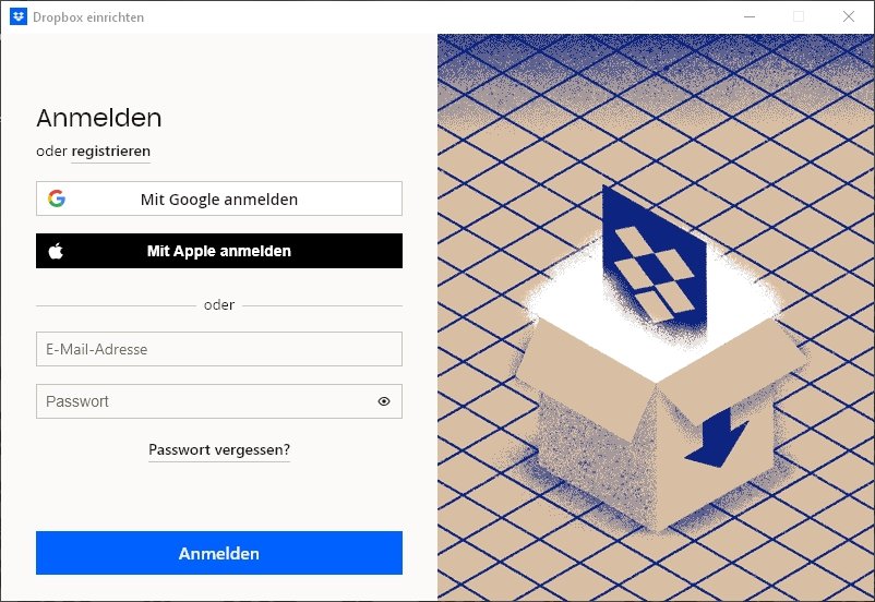 Dropbox-Login – wie funktioniert das Anmelden?