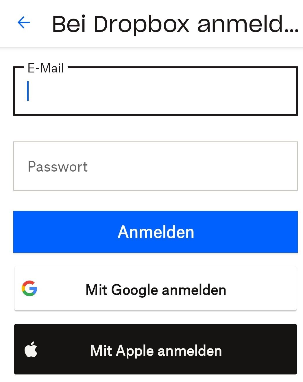 Dropbox-Login – wie funktioniert das Anmelden?