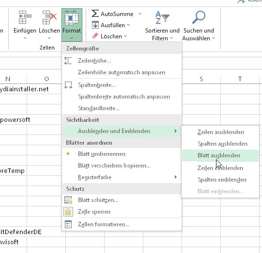 Excel – Spalten ausblenden & einblenden: Wie gehts schnell?