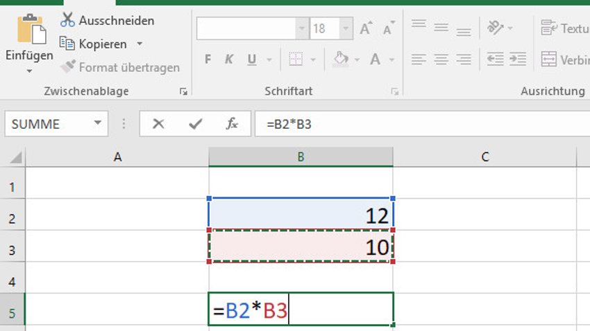 Wie nutzt man mit Excel einen Dreisatz? Giga erklärt