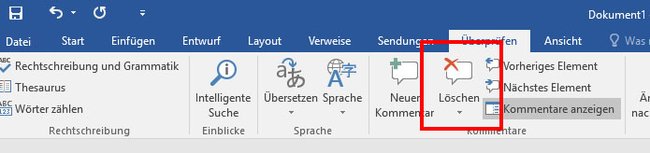 Word: Kommentare einfügen, ausblenden und löschen – so geht's