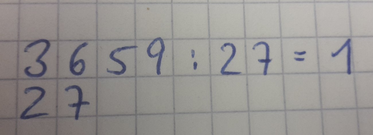 Schriftliche Division: Vergessen? So teilt ihr ohne Taschenrechner