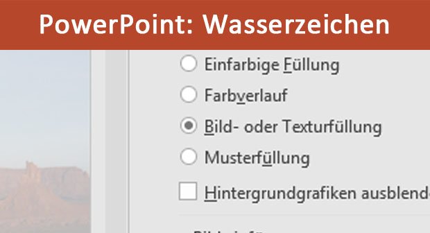 PowerPoint: Wasserzeichen hinzufügen – So geht's