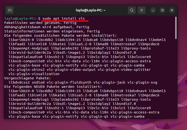Ubuntu: Programme installieren und deinstallieren