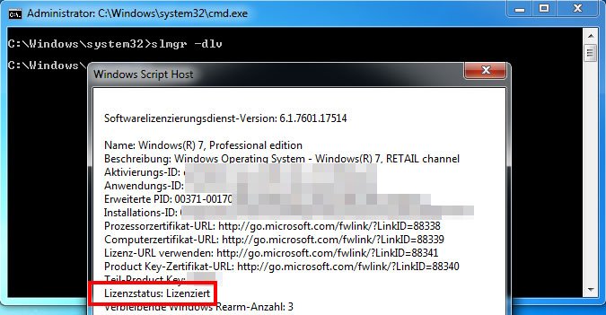 Slmgr: rearm, vbs, ipk, ato, upk – Alle Befehle einfach erklärt