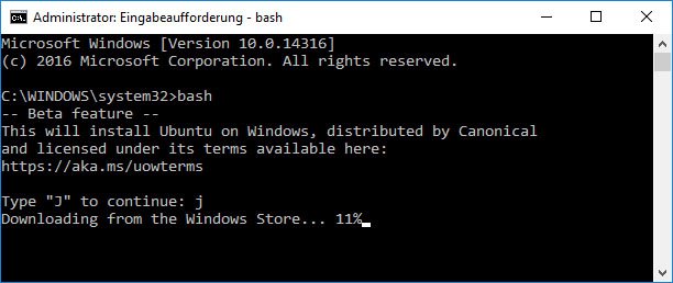 Linux-Subsystem in Windows 10 installieren (Bash aktivieren) – so geht's
