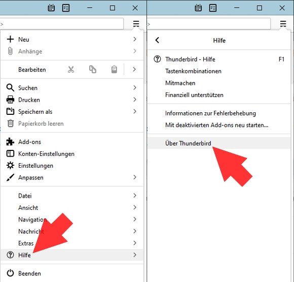 Thunderbird-Update: So aktualisiert ihr Mozillas E-Mail-Programm
