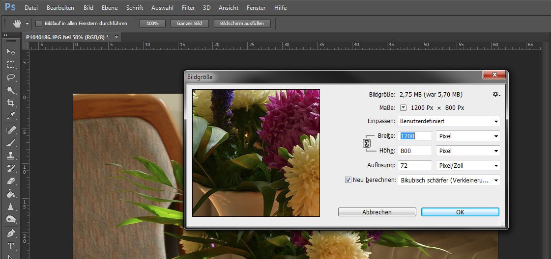 Photoshop: Bild verkleinern – so geht's
