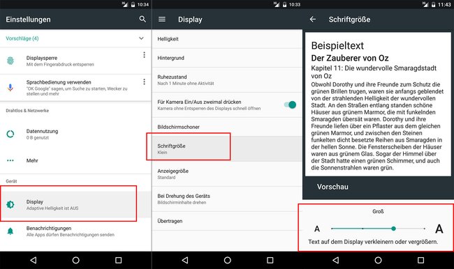 Schrift vergrößern (Tastenkombination) – so geht's
