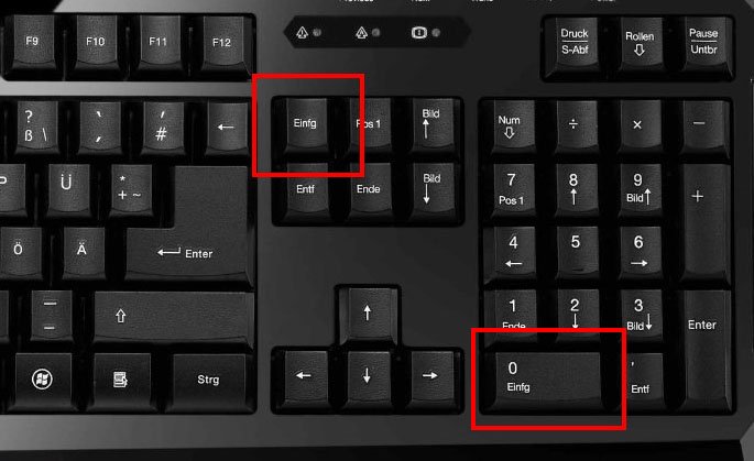 Einfügen-Taste (Einfg): Was macht die eigentlich?