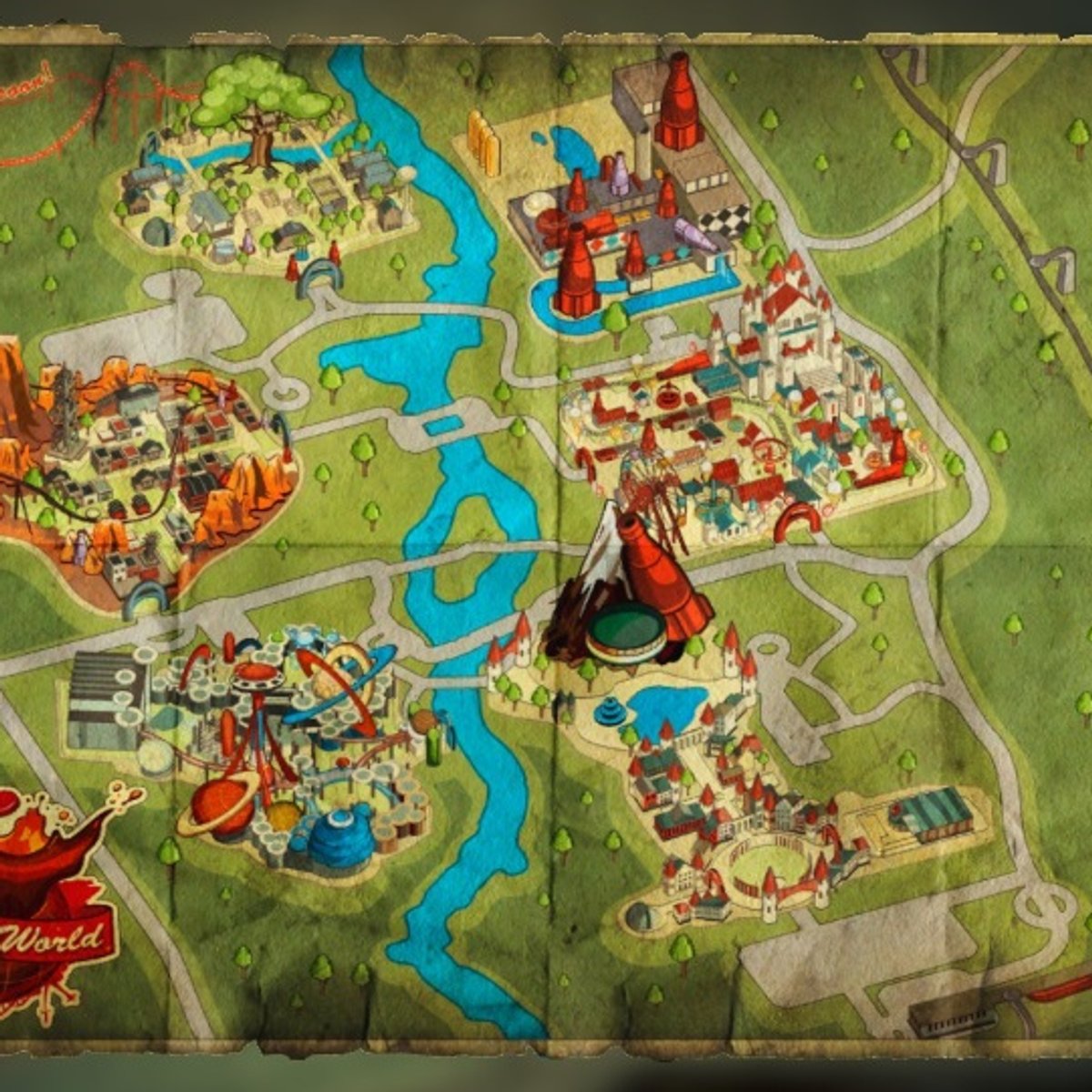 Nuka World Map' Poster, Picture, Metal Print, Paint By, 51% OFF