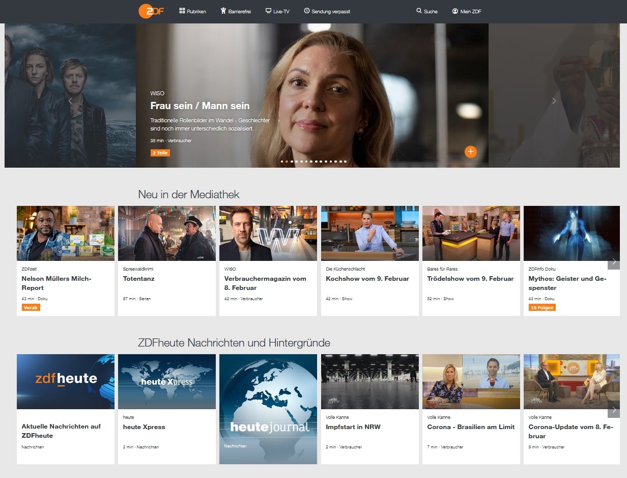 ZDF (HD) im Live-Stream kostenlos & legal online ansehen