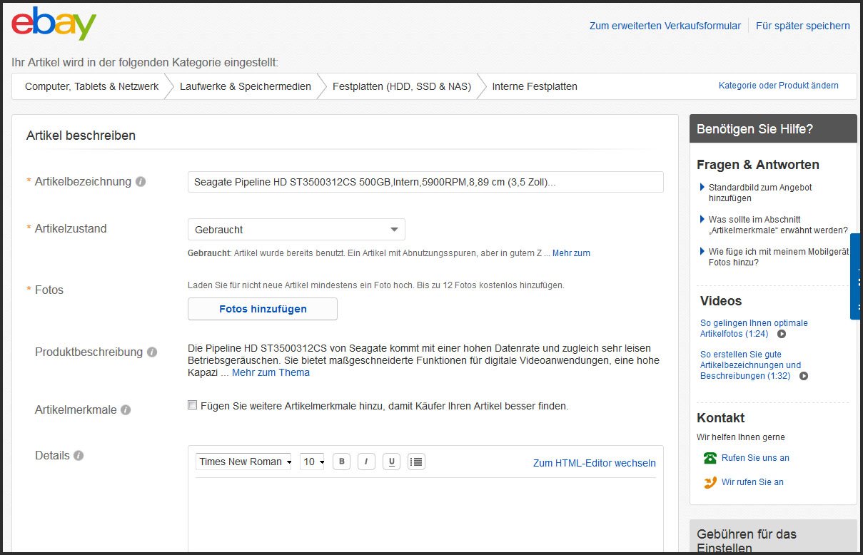 Erstaunlich Wie Bei Ebay Verkaufen Bildernull