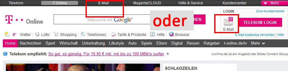 T-Online: Passwort ändern – so geht's