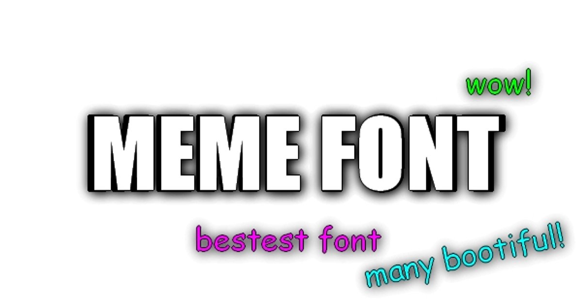 Meme Font: Die typische Schriftart der lustigen Internet-Bildchen – GIGA
