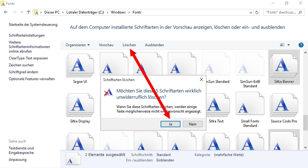 Windows 10: Schriftart installieren – so geht's