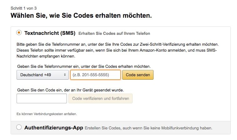 Amazon: Verifizierungscode bei Anmeldung – warum kommt das?