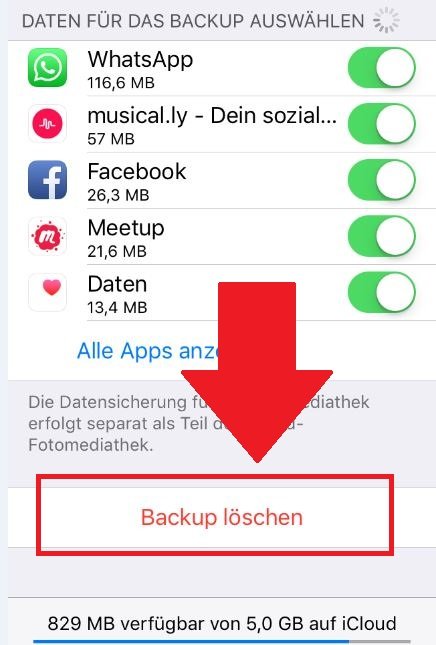 iCloud: Backup löschen – so geht's