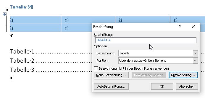 Formelverzeichnis Mit Word Erstellen? – MHIM