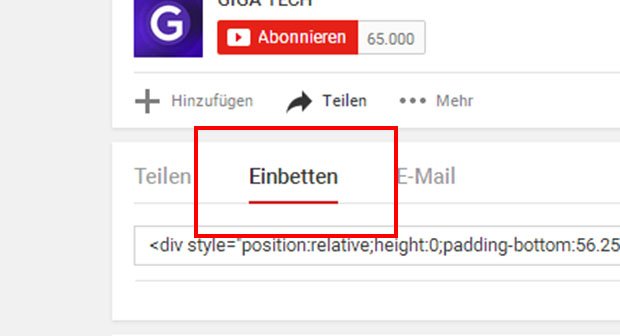 YouTube-Video einbetten – so geht's