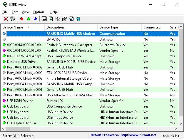 USBDeview – Der USB-Problemlöser