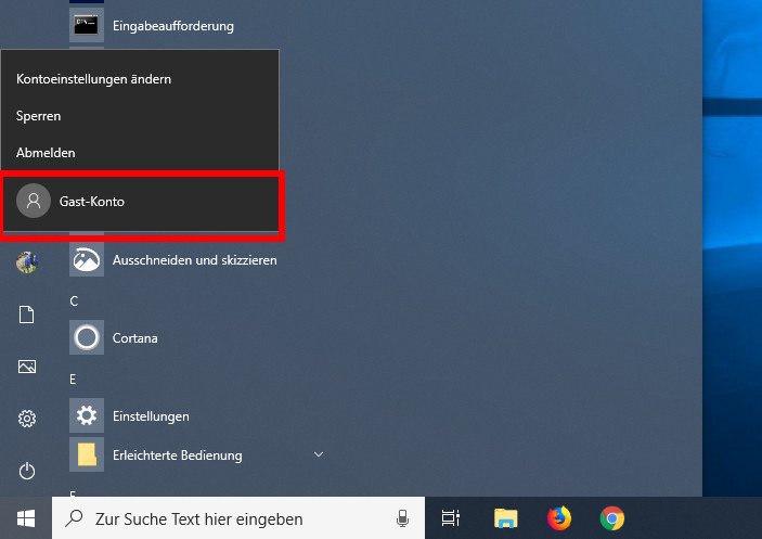 Windows 10: Gastkonto einrichten – so geht's