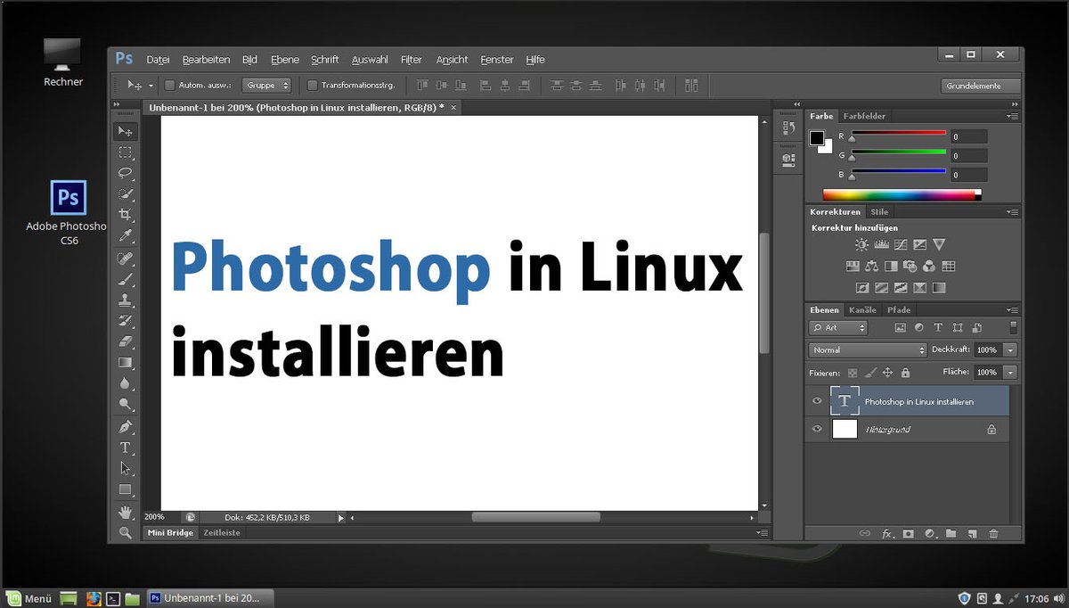 Linux: Photoshop installieren – so geht's