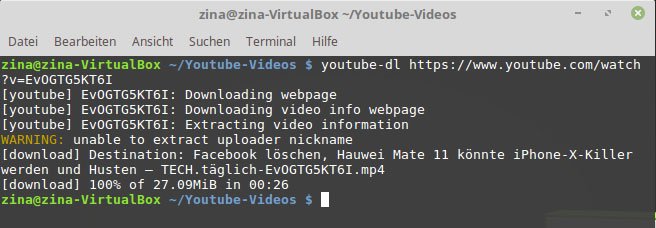 Linux: YouTube-Downloader per Terminal nutzen – so geht's