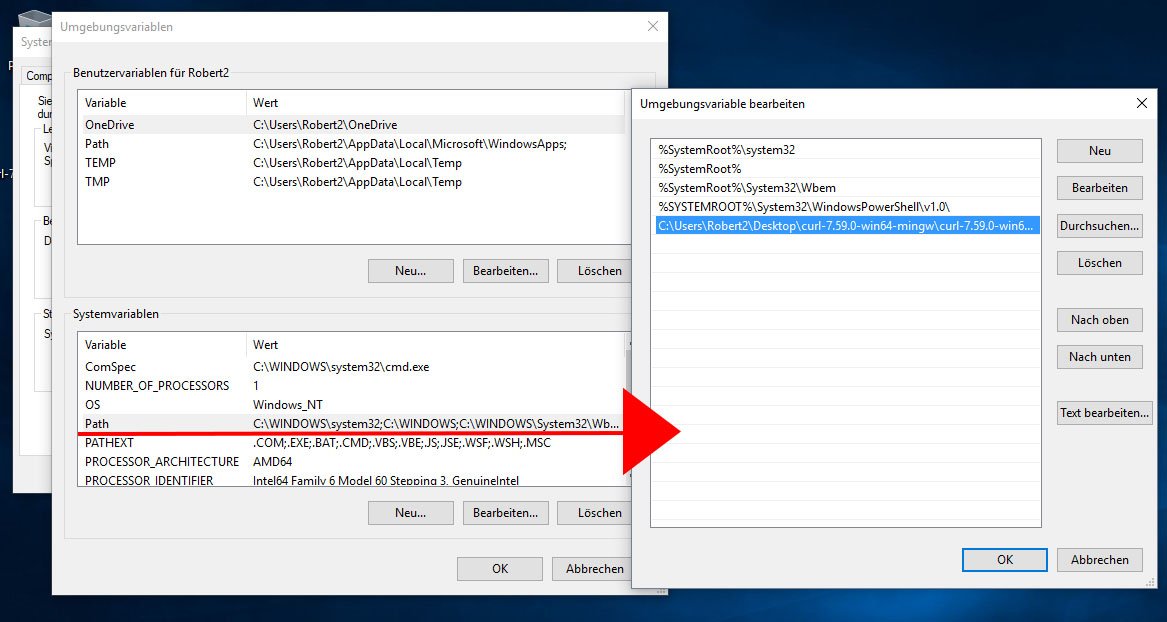 cURL in Windows installieren und nutzen – so geht's