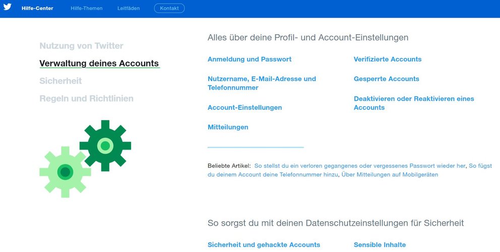 Twitter-Support: Kontakt mit Kundenservice aufnehmen