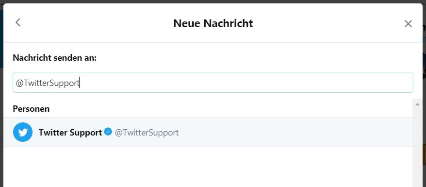 Twitter-Support: Kontakt mit Kundenservice aufnehmen