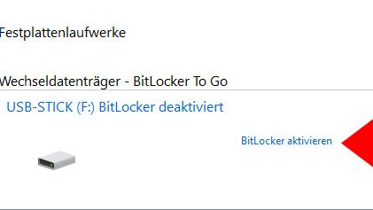 BitLocker To Go – so verschlüsselt ihr USB-Stick und -Festplatte