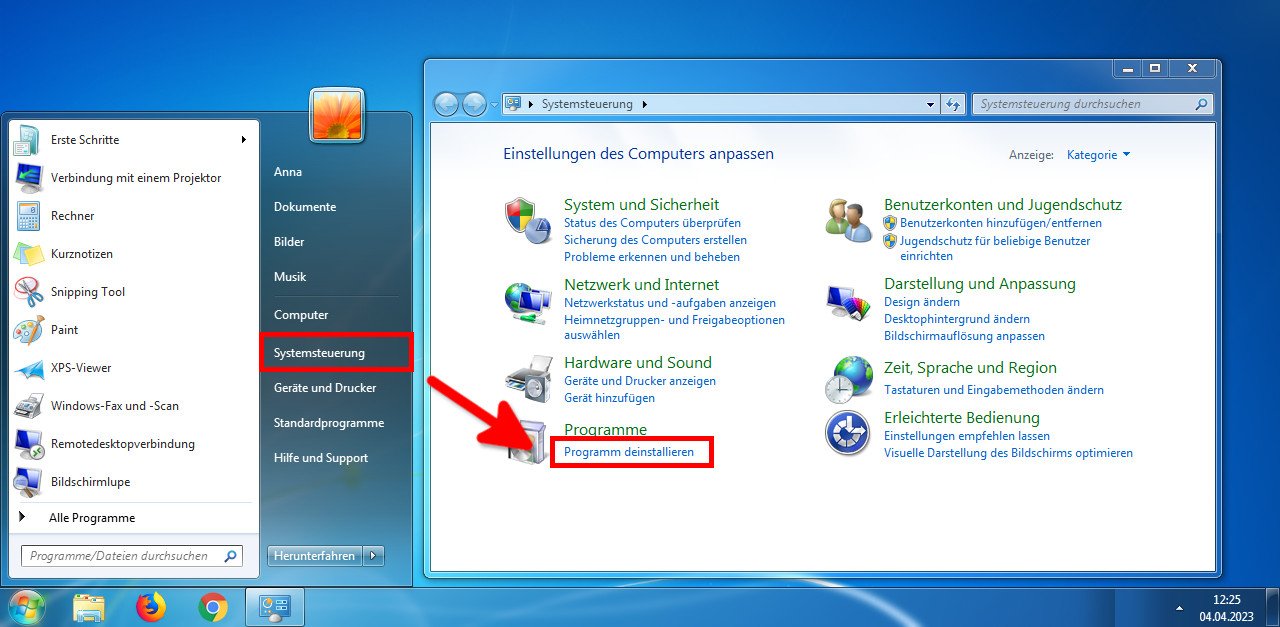 Windows 10 und 11: Programme deinstallieren