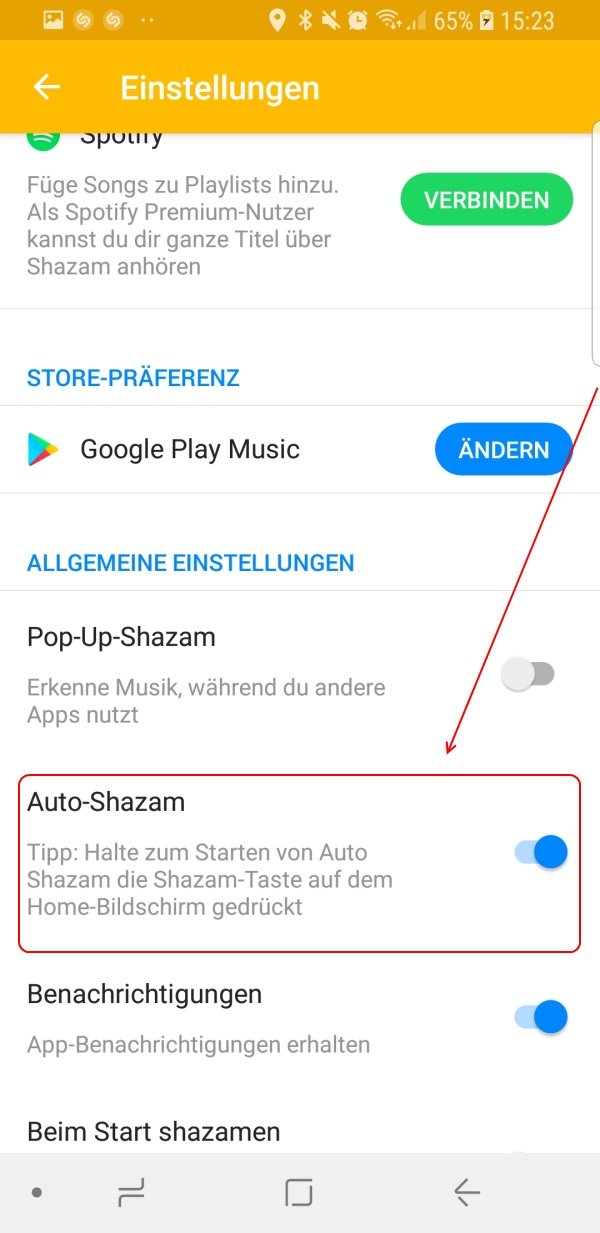 Auto-Shazam einstellen und deaktivieren: So gehts