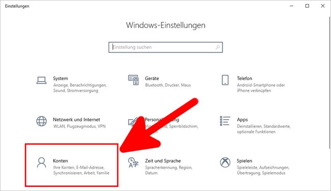 Windows 10: Passwort ändern – so geht's