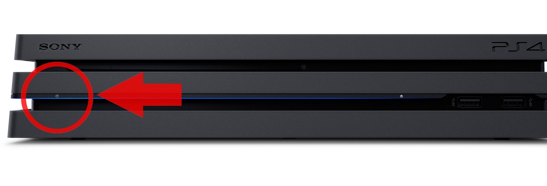 PS4 einschalten: Power-Button an Konsole und Controller