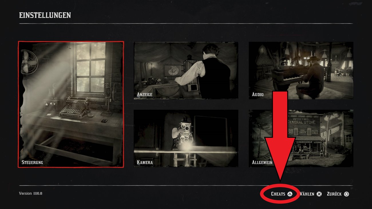 RDR2: Cheats freischalten und Liste mit allen Cheats