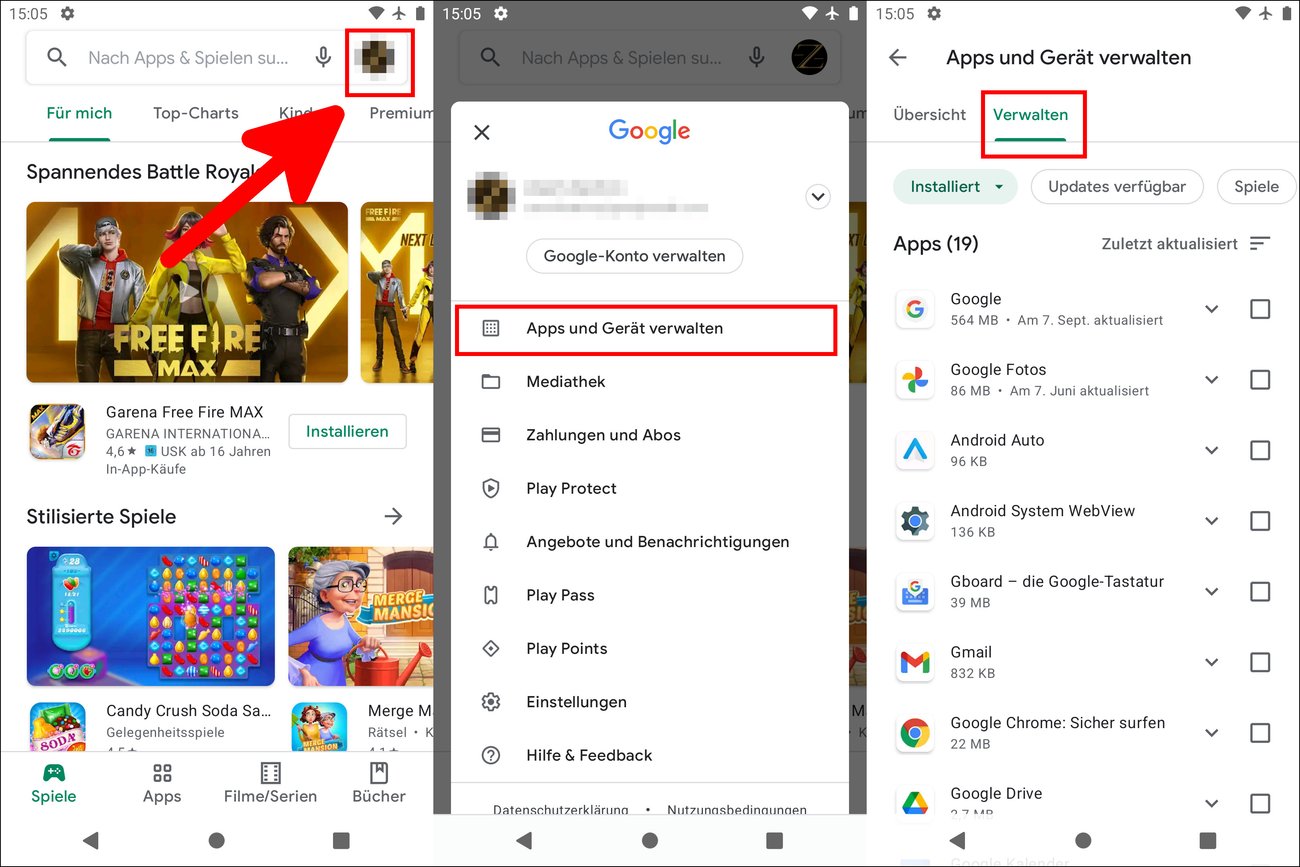 Meine Apps finden und anzeigen (Android & iOS) – so geht's