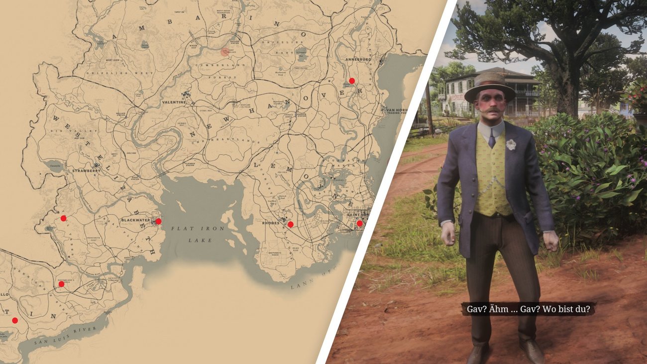 Red Dead Redemption 2: Gavin finden - Alle Infos zur Spurensuche