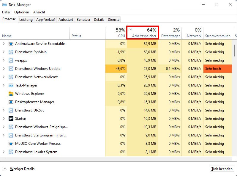 Arbeitsspeicher leeren in Windows – so geht's
