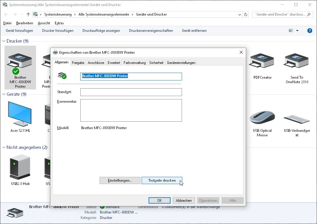 Druckerprobleme: Eine Testseite drucken – so wird’s gemacht