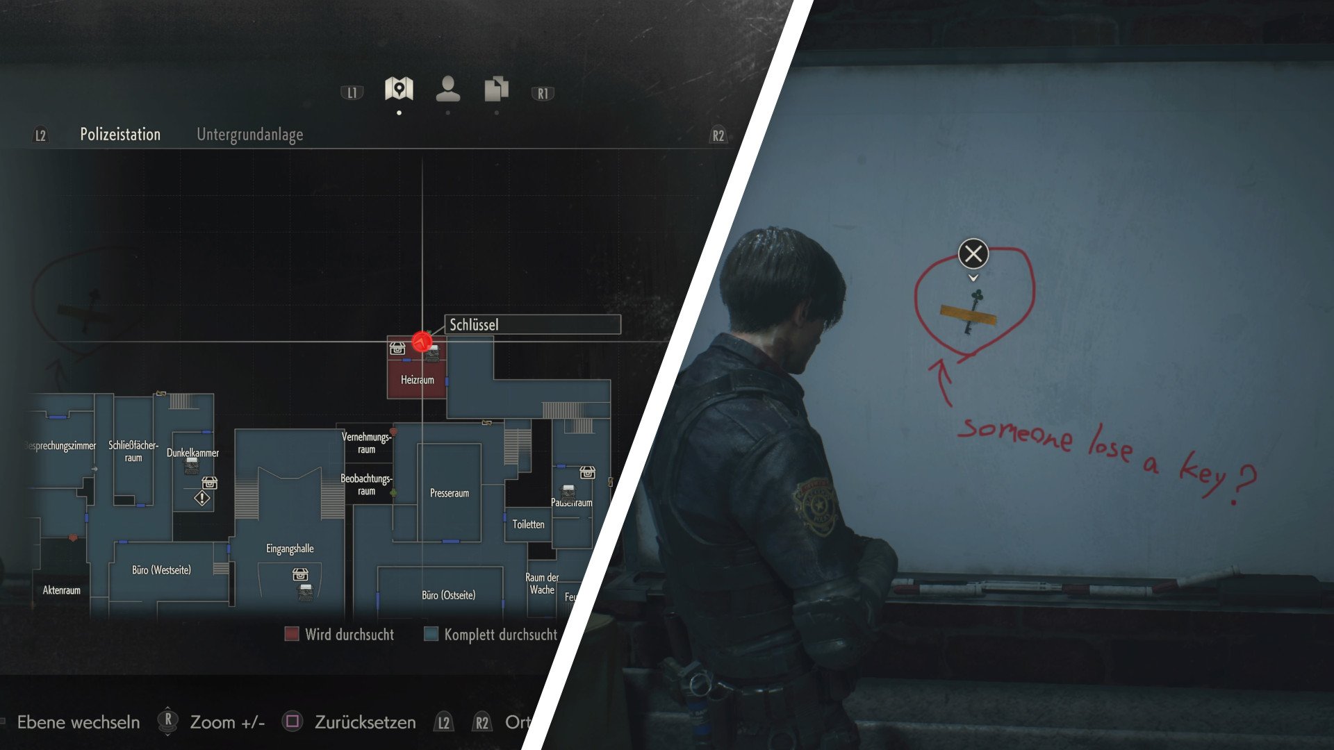 Resident Evil 2: Locations for Hearts, Clubs, Diamonds and Spades Keys ...