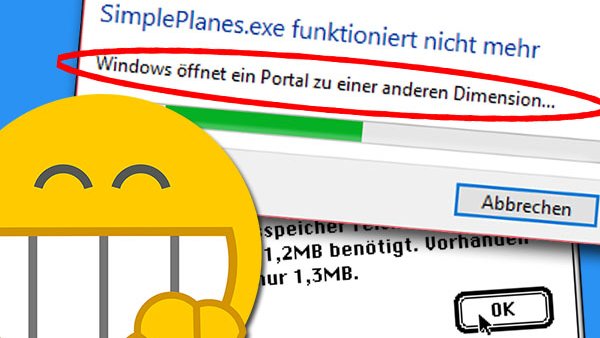 Die 60 dümmsten & lustigsten Fehlermeldungen von Windows, macOS & Co.