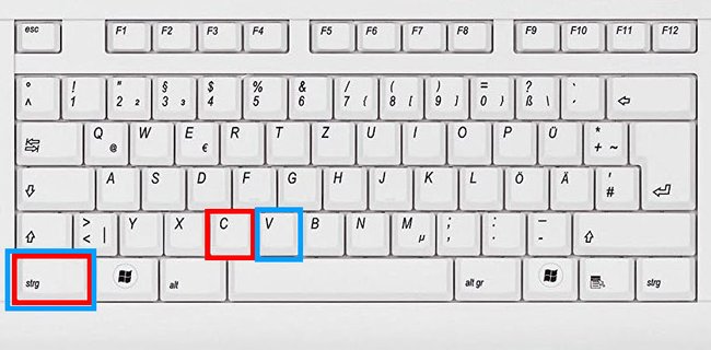 Tastenkombination: Kopieren & Einfügen – so geht „Copy and Paste“