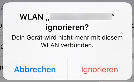 iPhone: WLAN löschen & alte Verbindungen entfernen