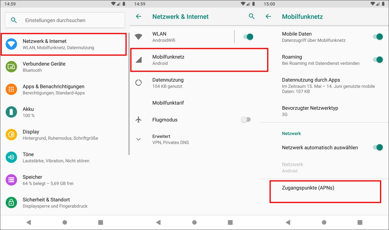 APN-Einstellungen: Mobiles Internet einrichten