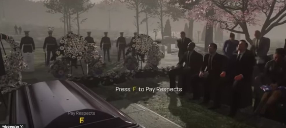 „Press F to pay Respects“: Was bedeutet das und wo kommt es her?